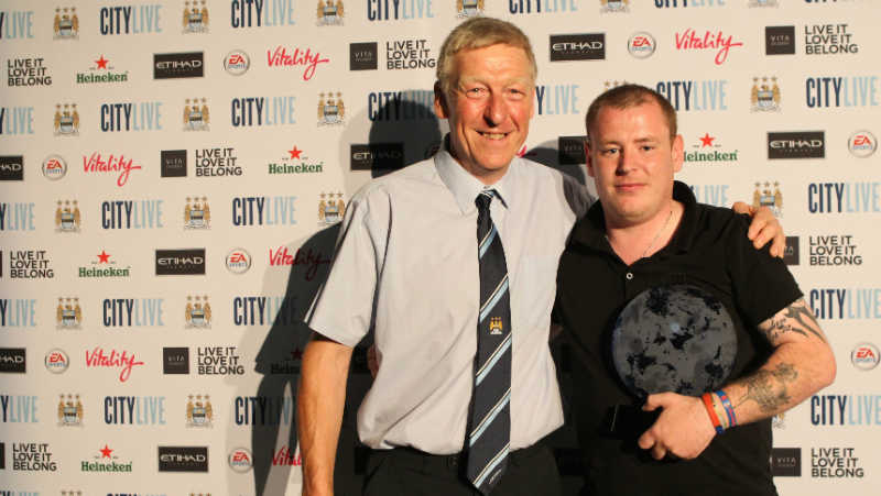 Mike Swindells honoured with prestigious Bert Trautmann Award