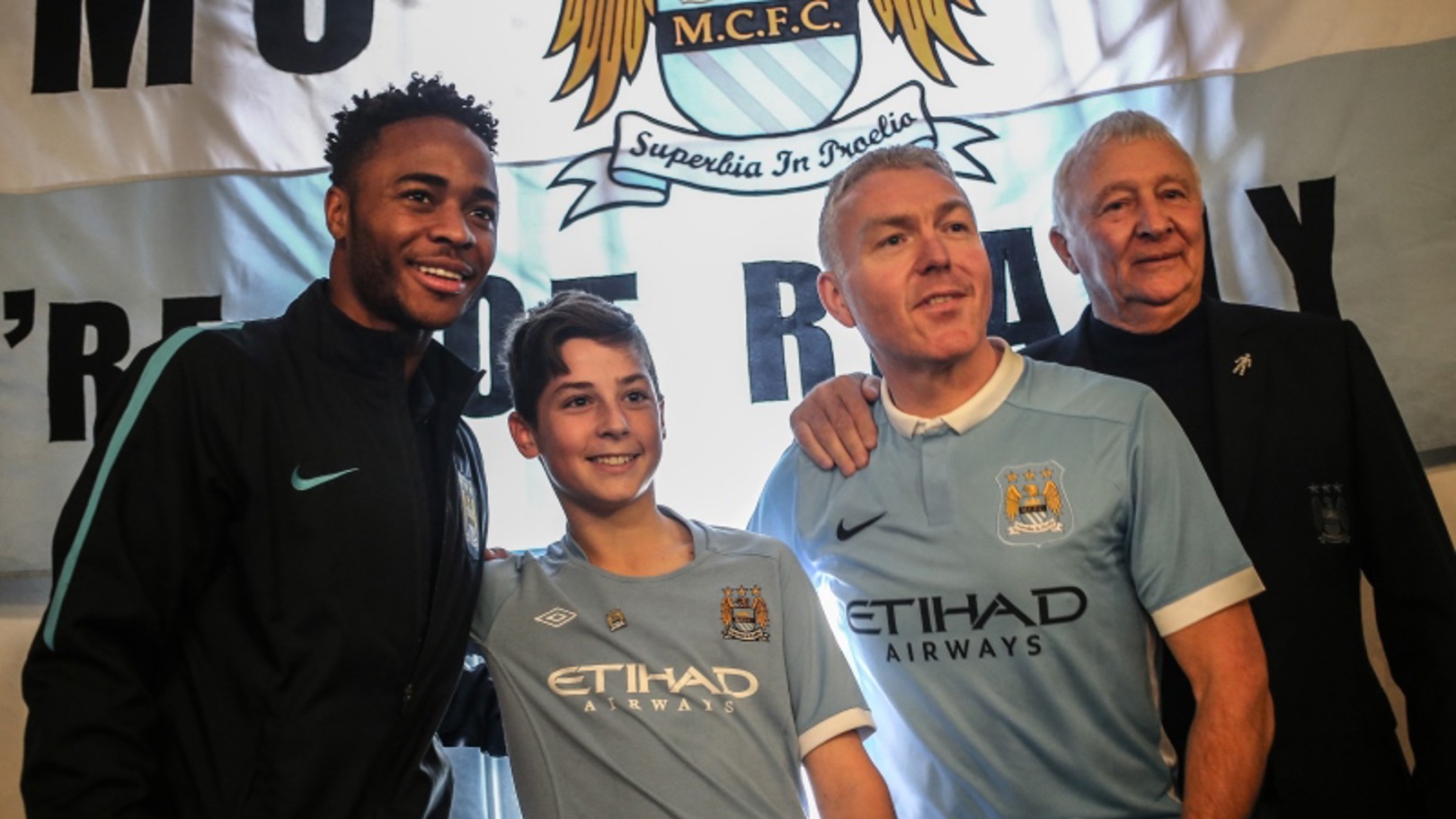 Sterling visits Melbourne Supporters' Club