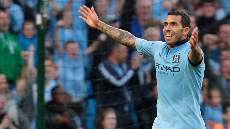 Tevez: The first 50 Premier League goals