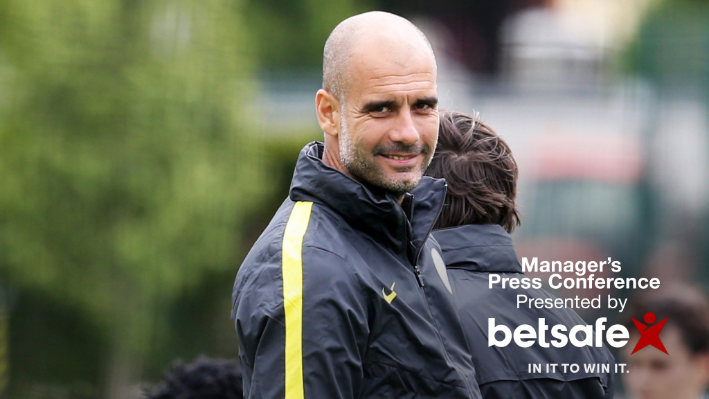 Pep Guardiola's first press conference