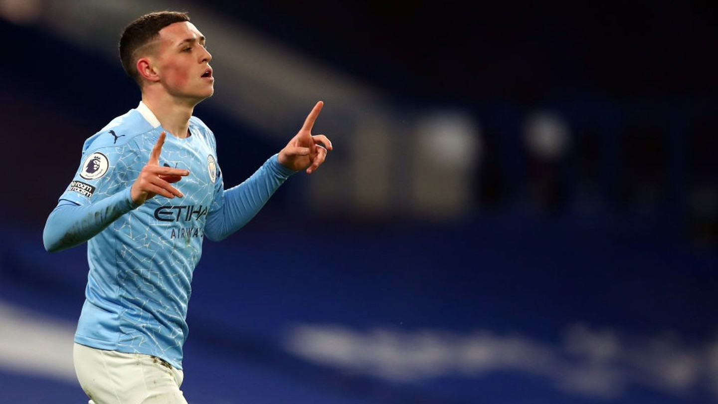 Phil Foden reaches 100 City appearances