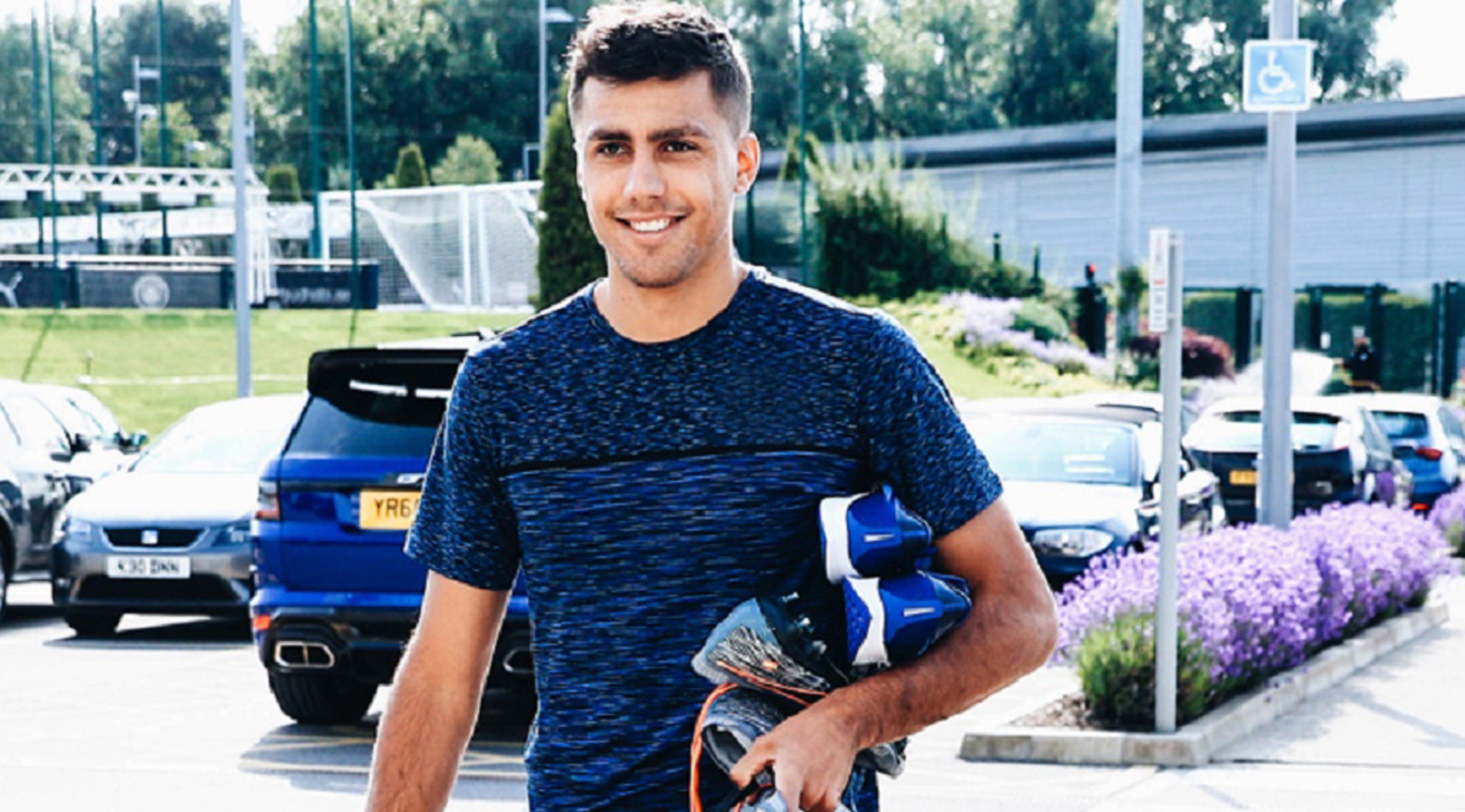 Back in training: City players return