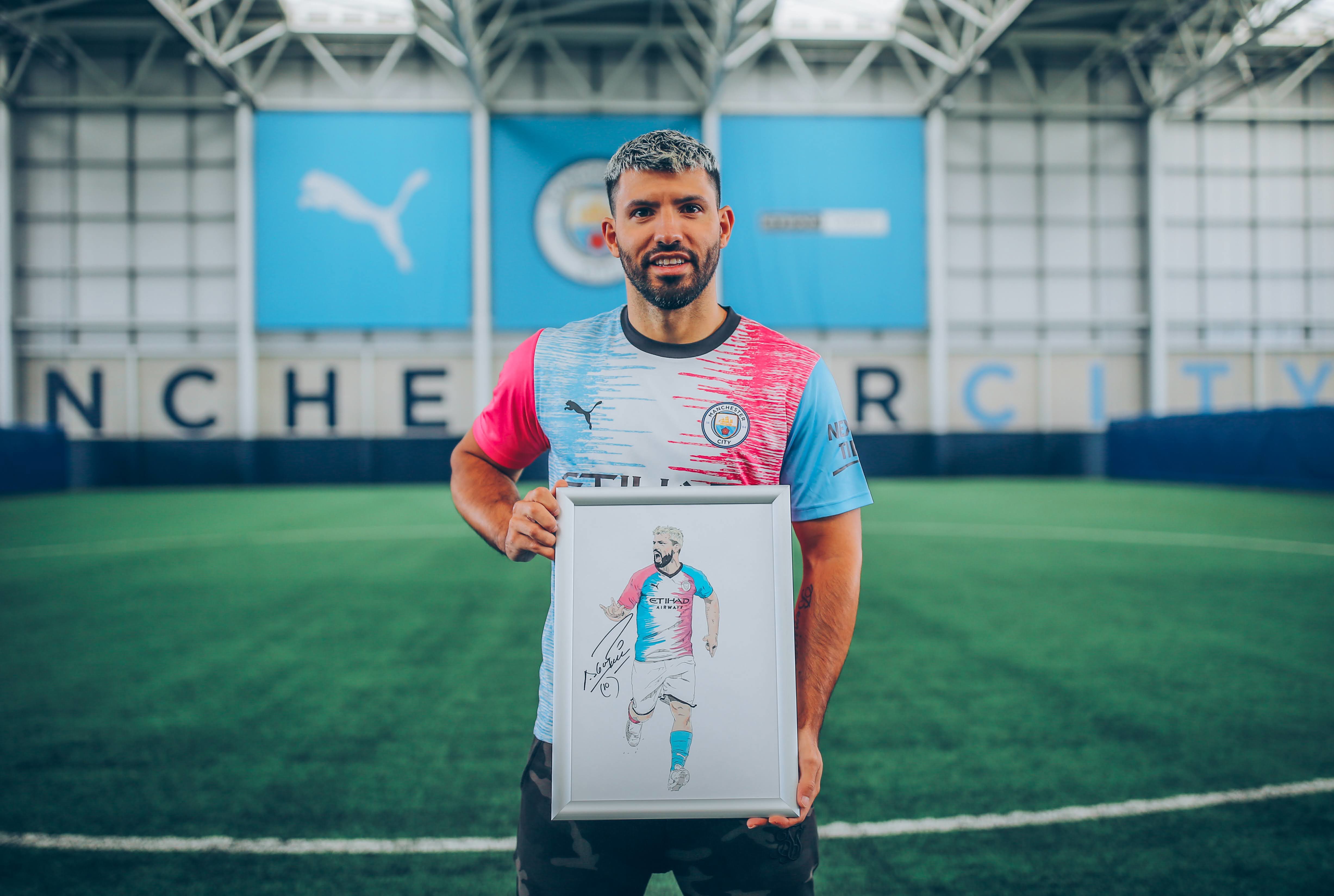 Sergio Aguero reveals PUMA kit design winner