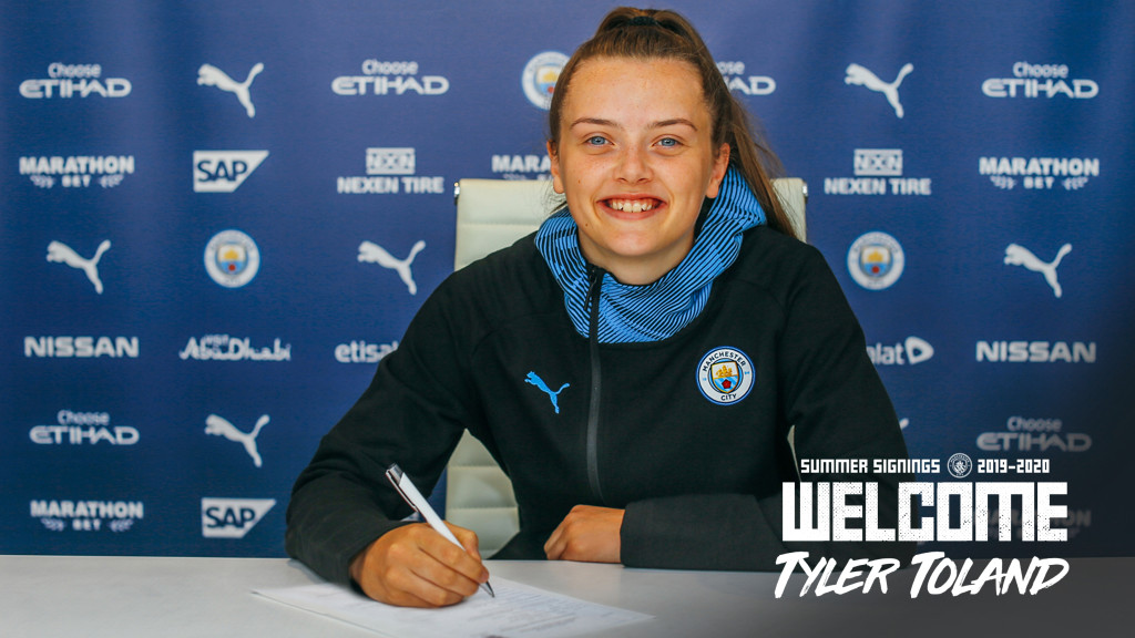 Tyler Toland signs for City